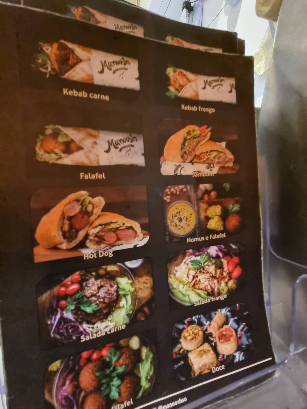 Menu em Manoosh - Sabores do Oriente restaurante, Blumenau