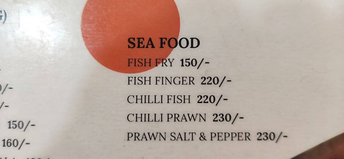 Menu at Marwa Restaurant, Tirupattur