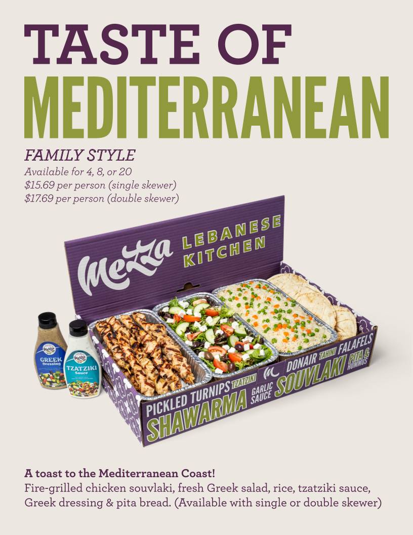 Menu at Mezza Lebanese Kitchen (Larry Uteck) restaurant, Halifax, 14 ...