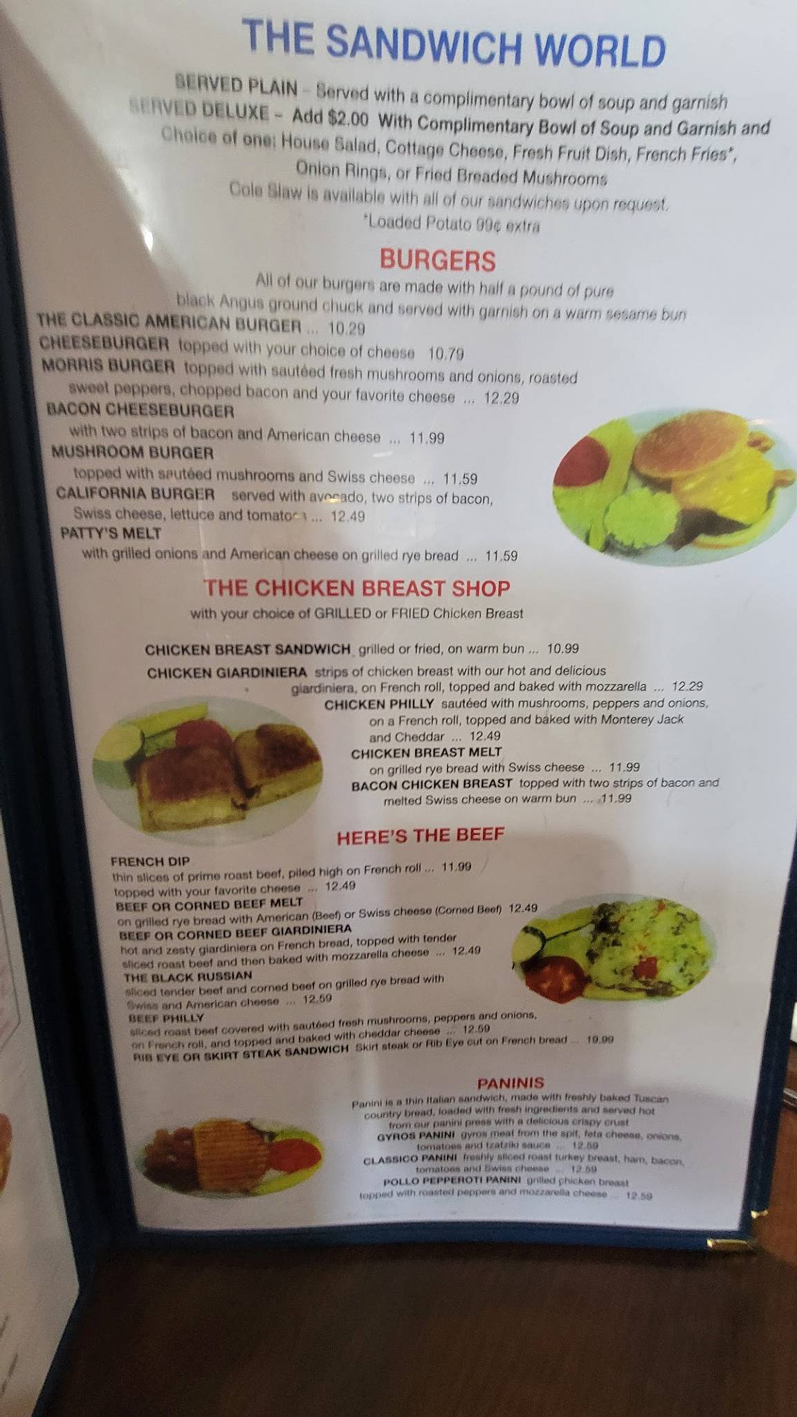 Menu at Morris Diner & Pancake House restaurant, Morris