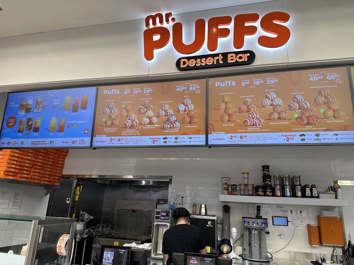 Menu at Mr. Puffs, Brampton, 25 Peel Centre Dr #432