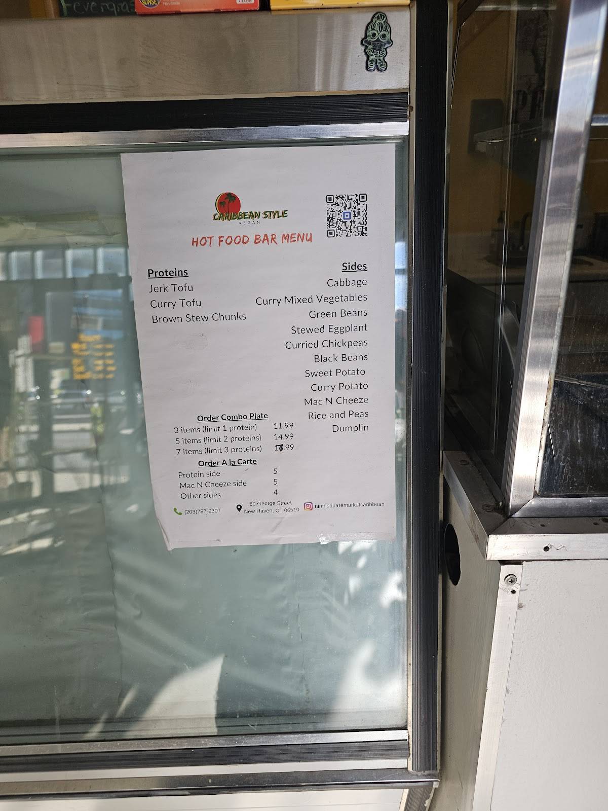 Menu at Ninth Square Market Too Caribbean Style restaurant, New Haven ...