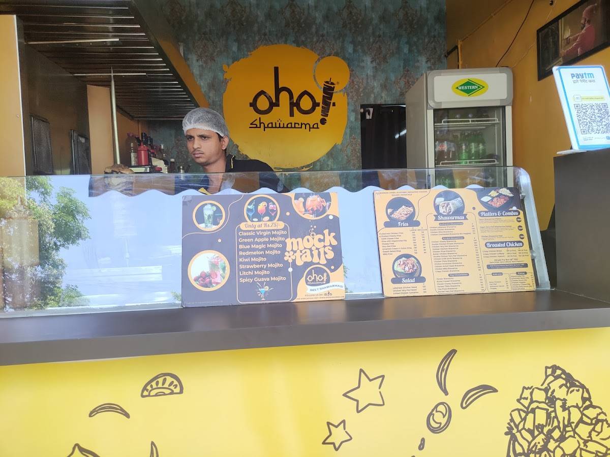 Menu at Oho Shawarma Kopar Khairane, Navi Mumbai