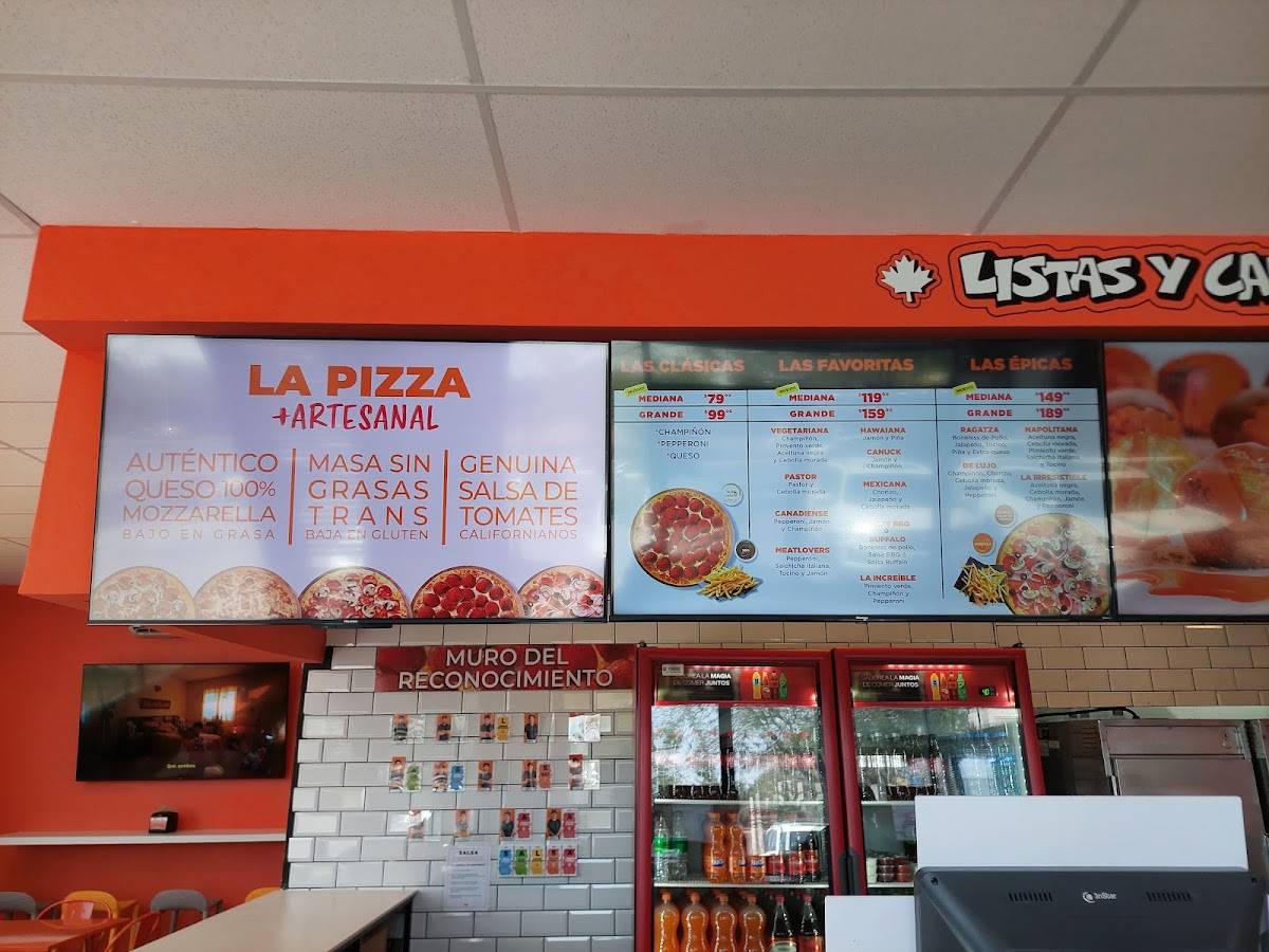 Carta de PZA Pizzería La Cima, Zapopan