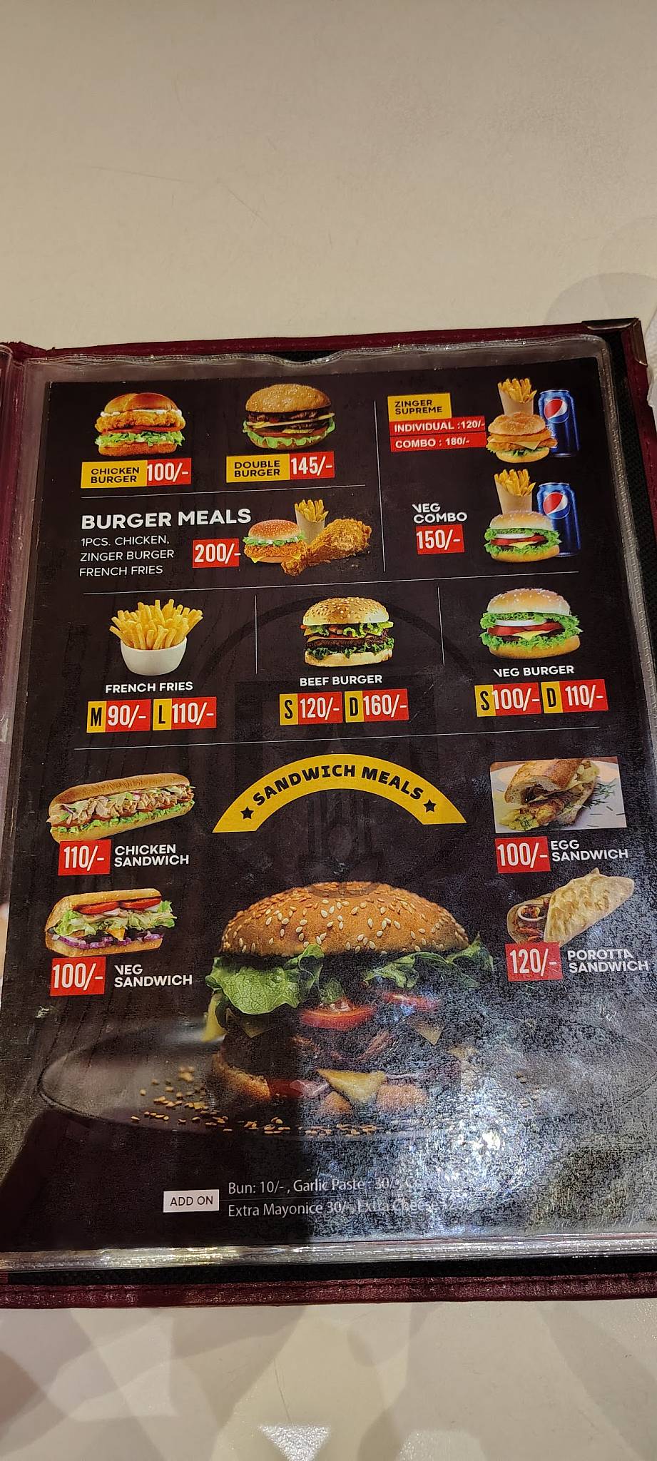 Menu at Paramount restaurant and supermarket, Kadampazhipuram
