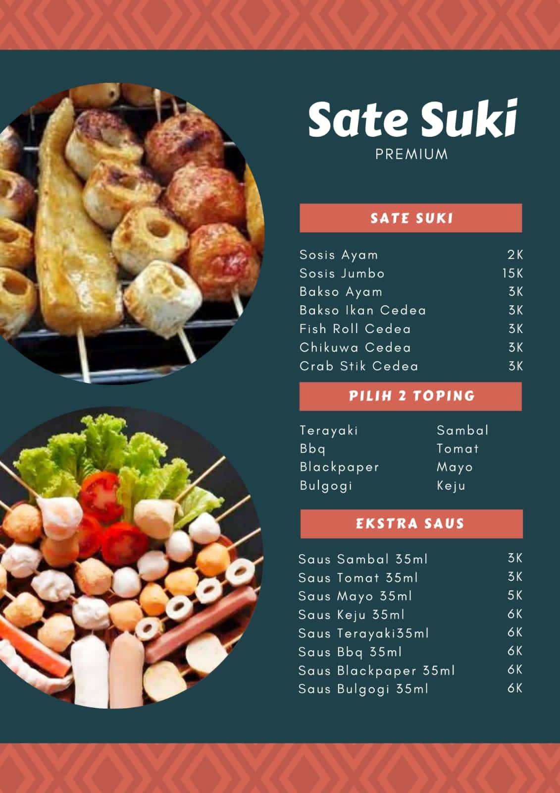 Menu at Persewaan Alat grill Enjoy Grill, Malang
