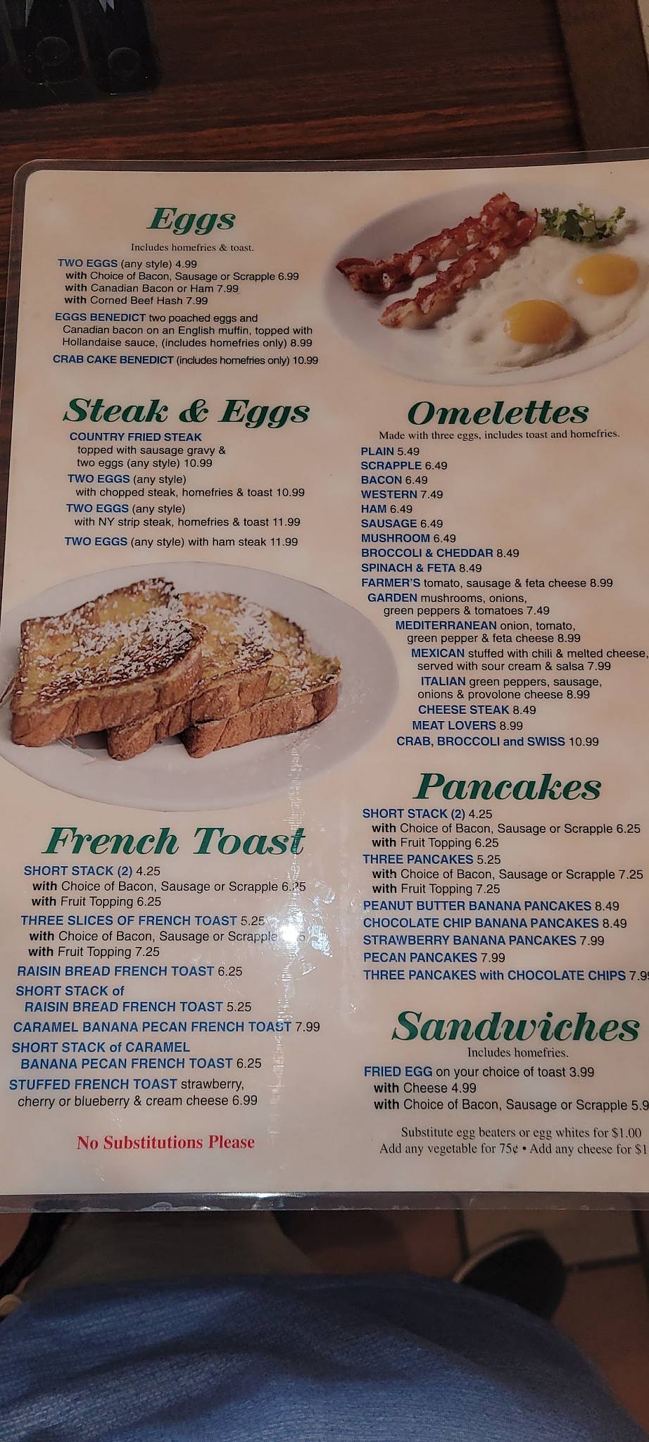 Menu at Post House Restaurant, Oxford