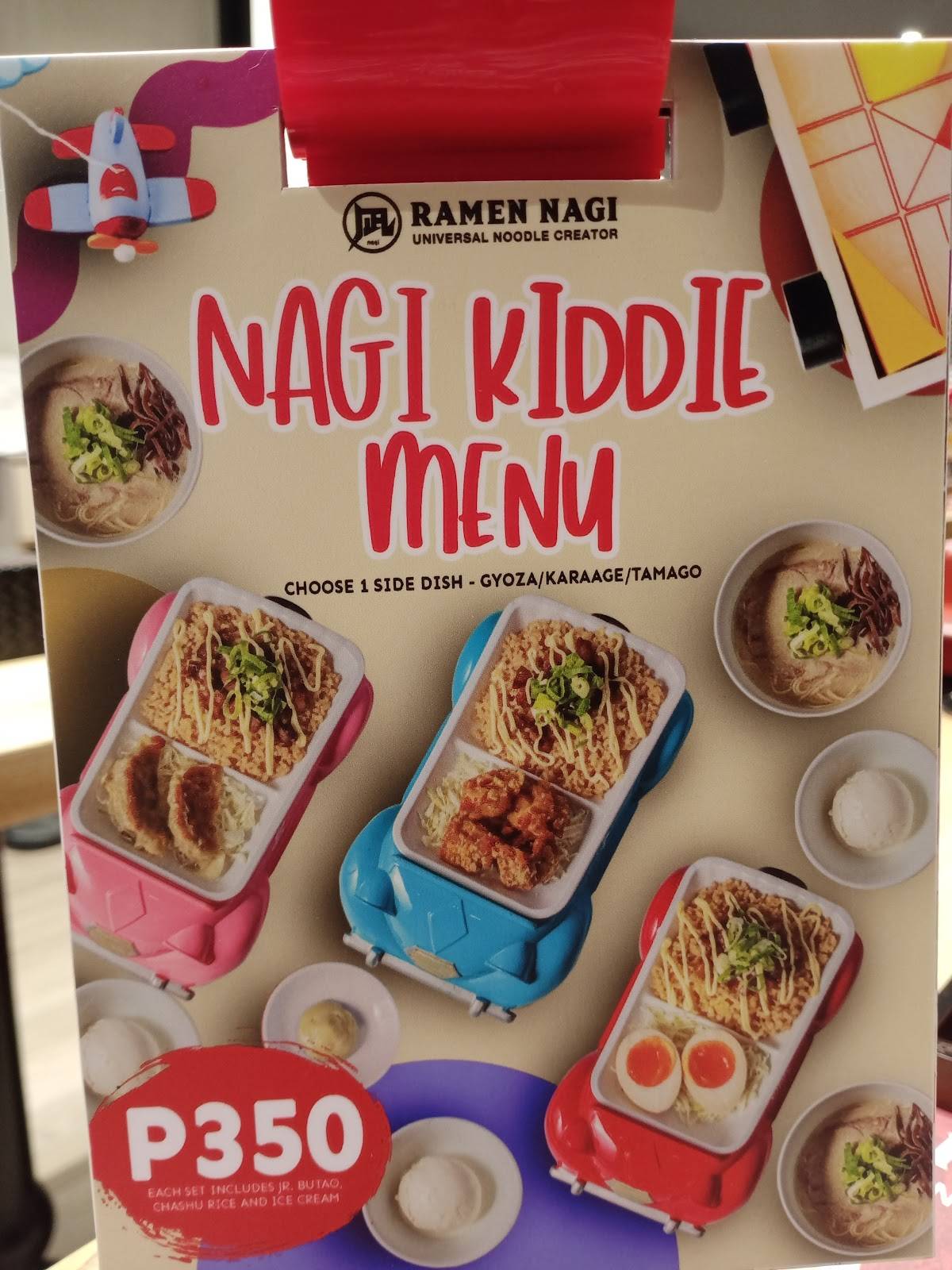 Menu at Ramen Nagi - SM Megamall restaurant, Mandaluyong, 3rd Level