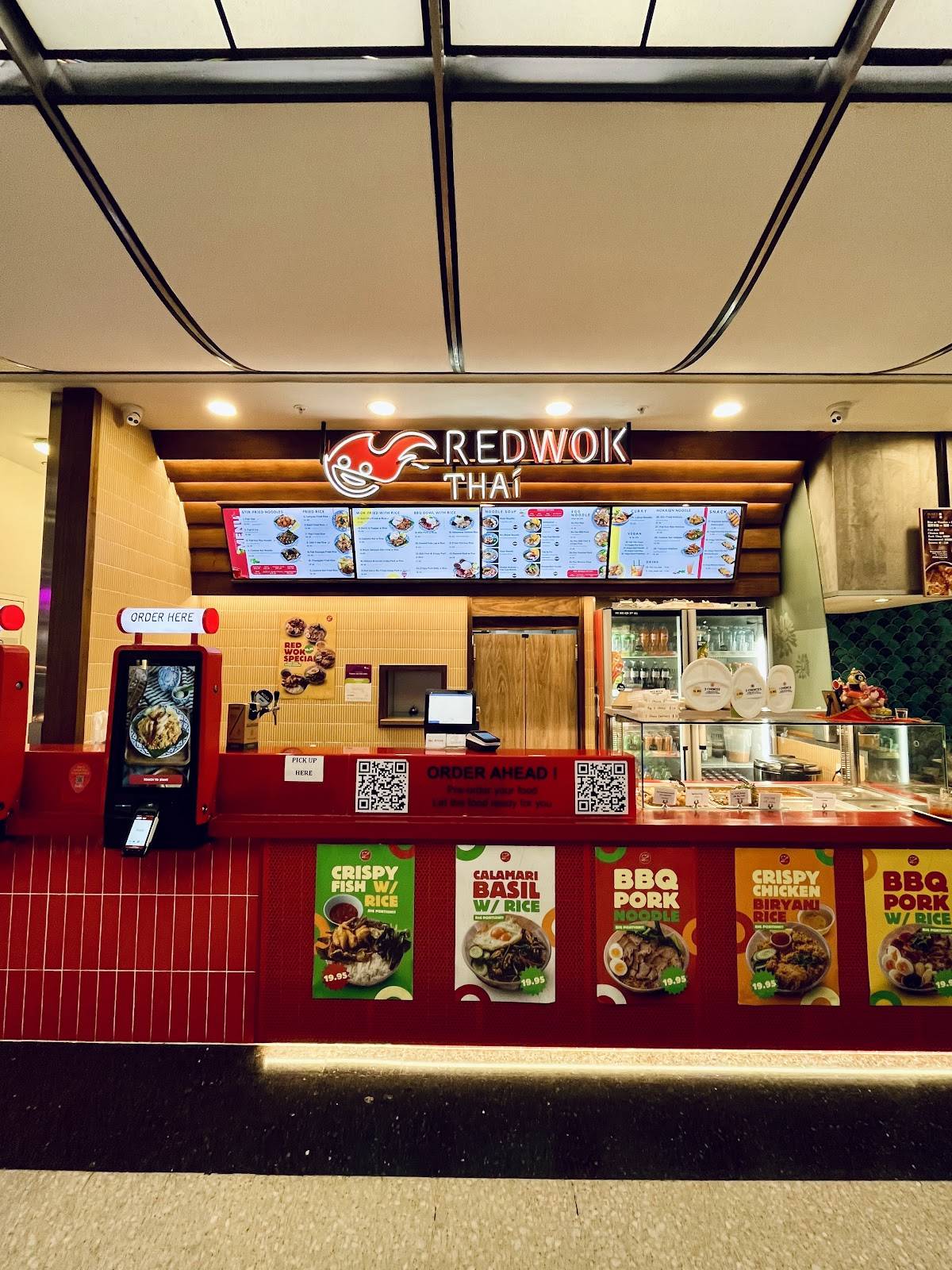 Menu at Red Wok Thai Myer Westfield Sydney restaurant, Sydney