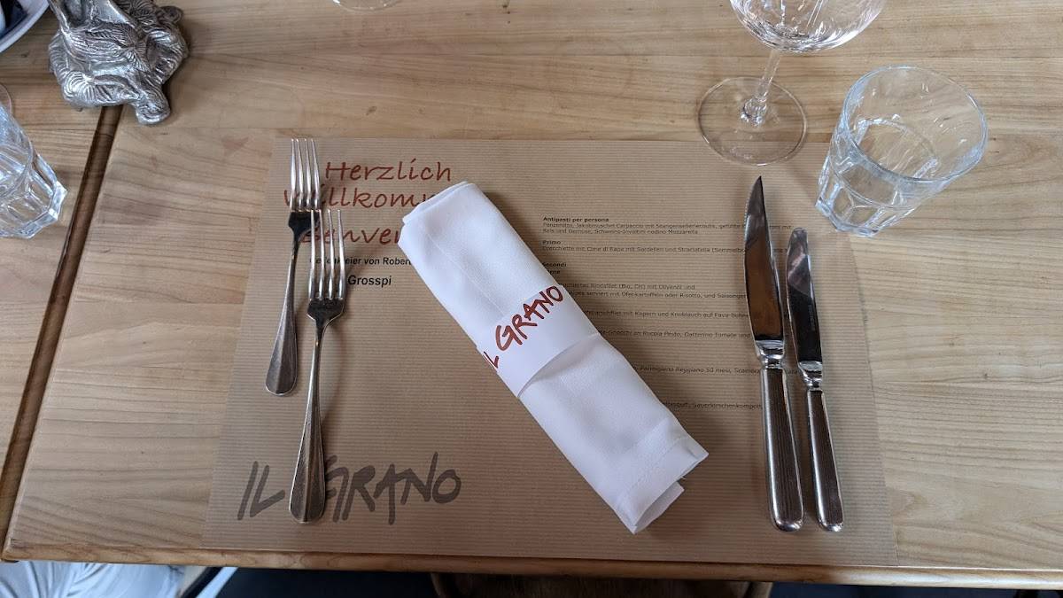 Speisekarte von Restaurant IL GRANO, Büren an der Aare, Ländte 38