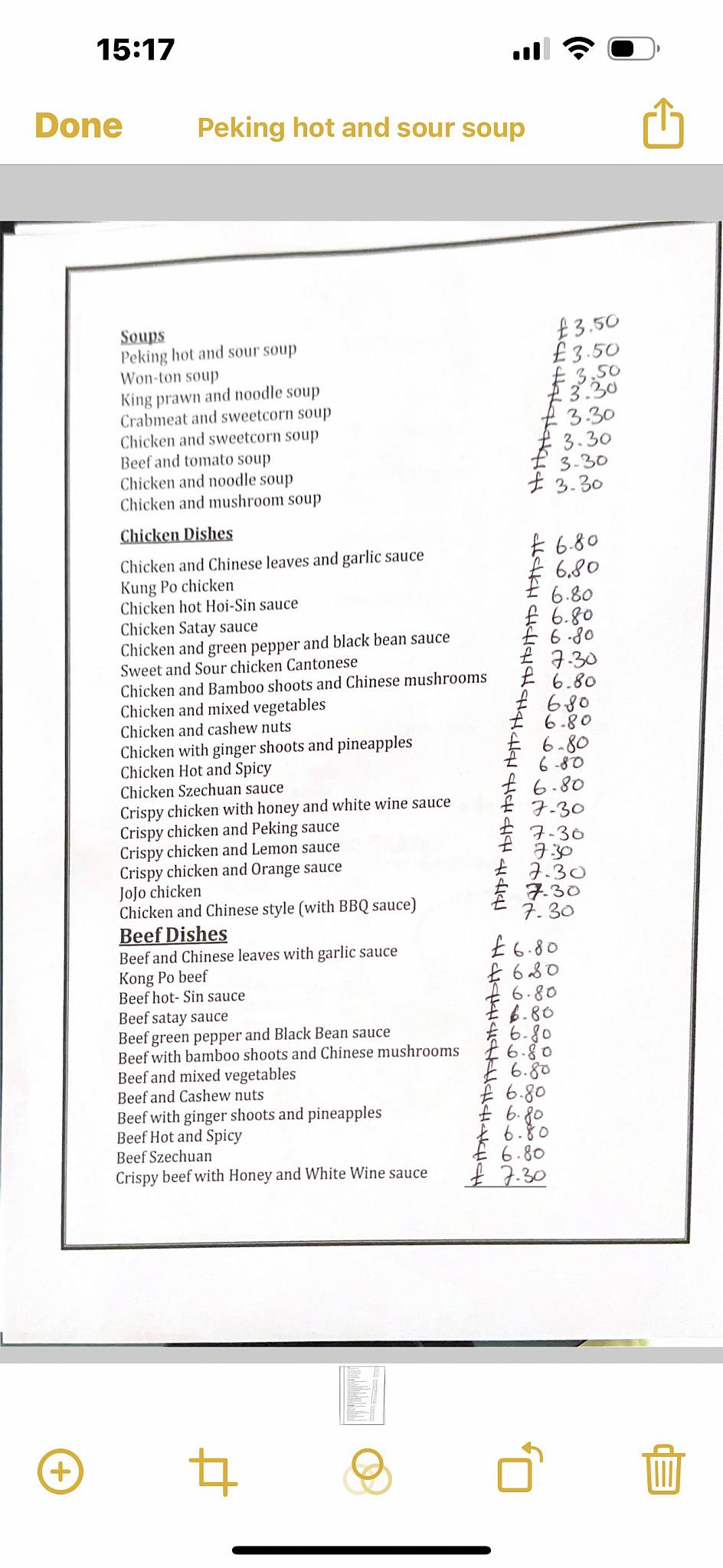 Menu at Riverside Chinese Restaurant, Omagh