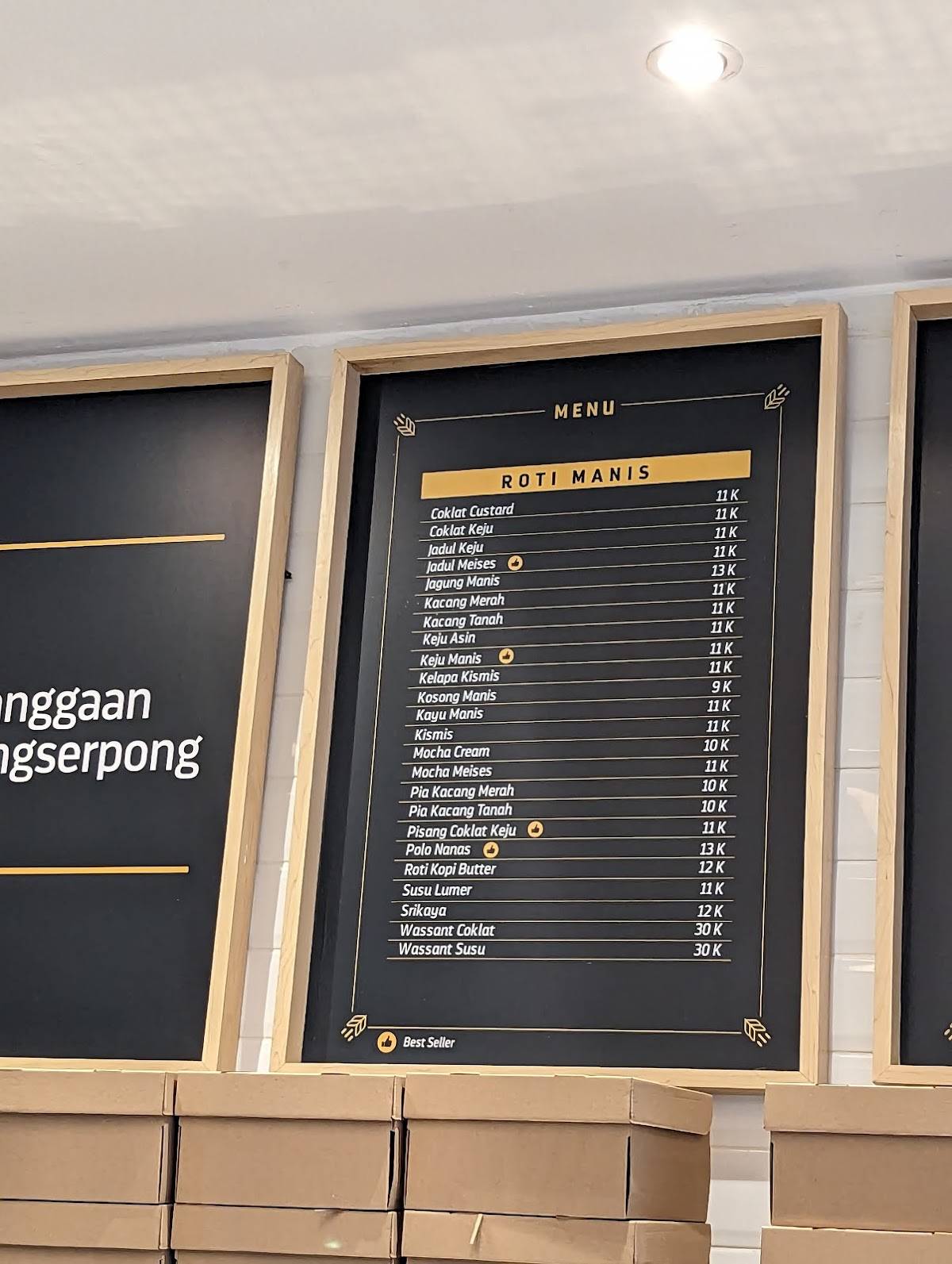 Carta de Roti Kebanggaan Gading Serpong (Sorrento), Curug Sangereng