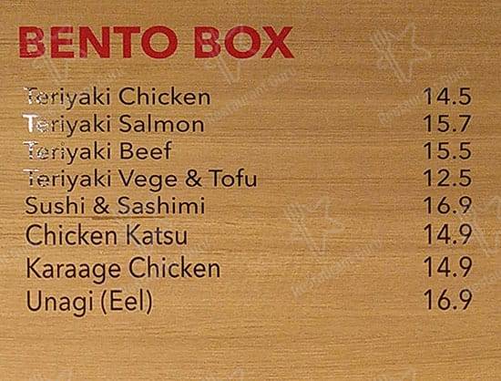 Menu at Saikyo Chatswood restaurant, Chatswood