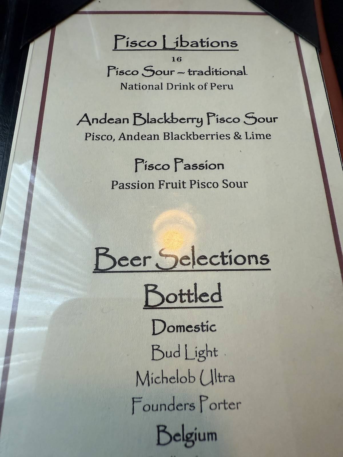 Menu at Selva Grill University Town Center restaurant, Sarasota