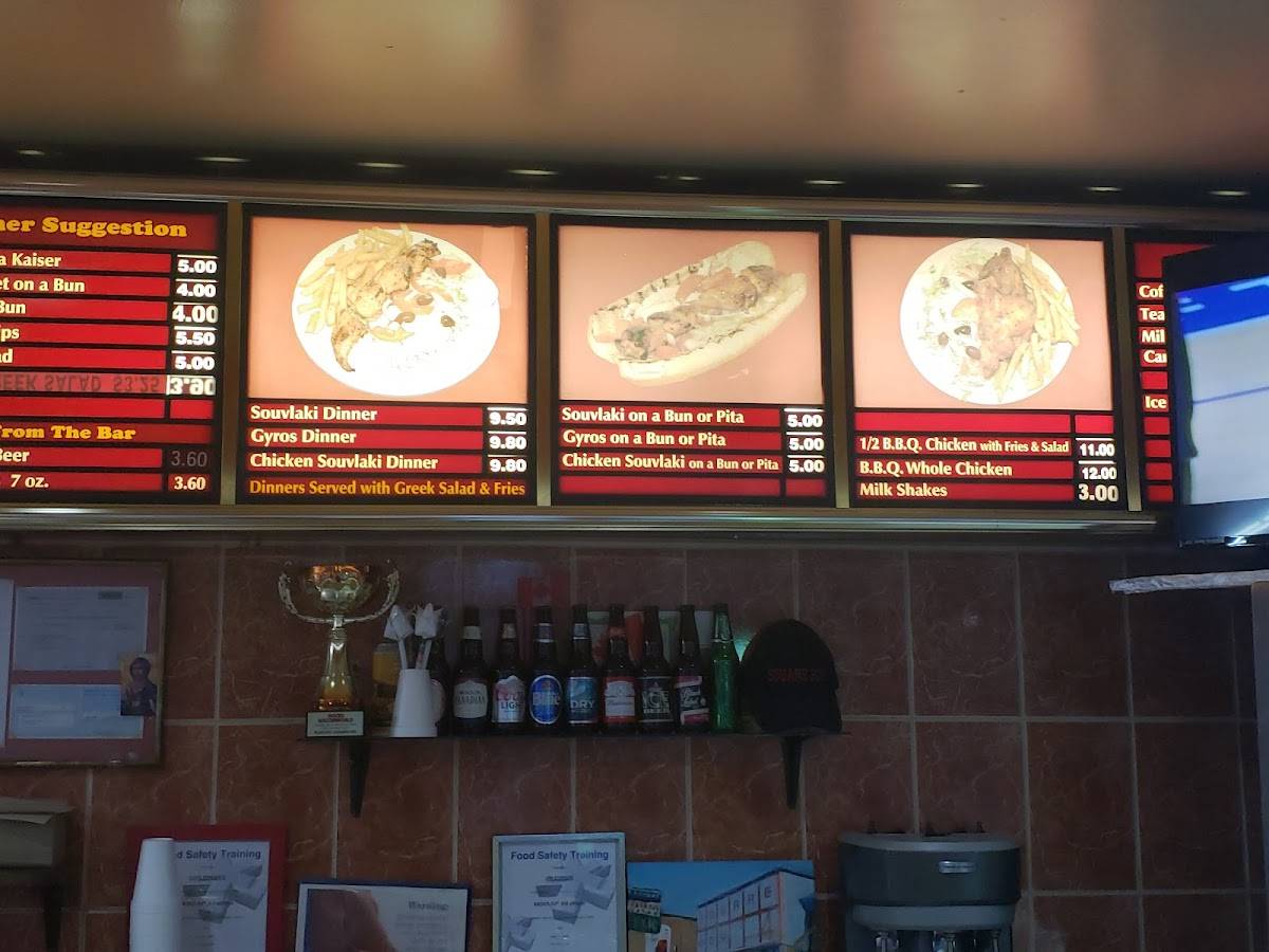 Menu at Square Boy restaurant, Toronto