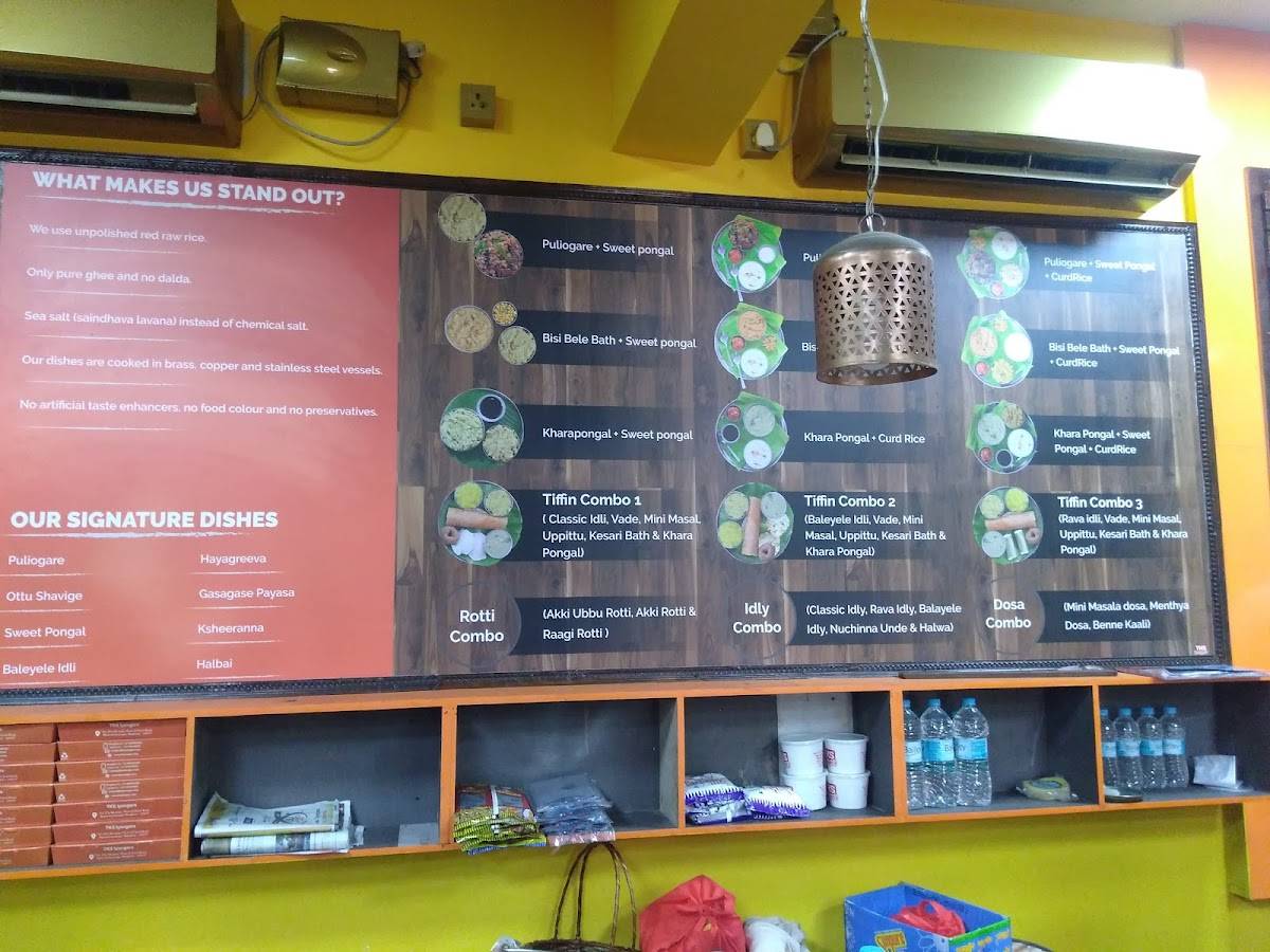 Menu at TKS Iyengars Restaurant, Bengaluru