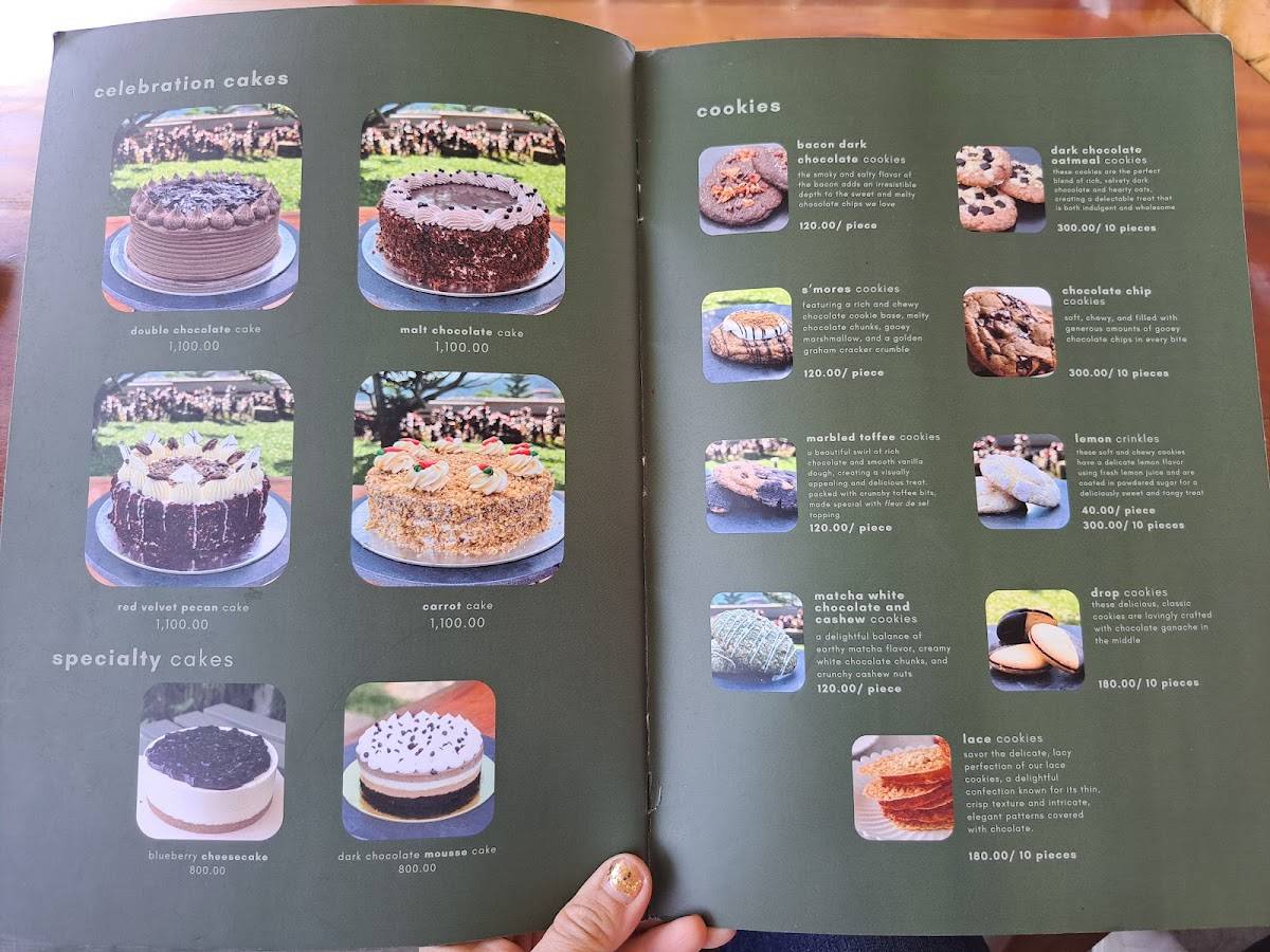 Menu at Tanay Highlands restaurant, Tanay, H9H7+5HW