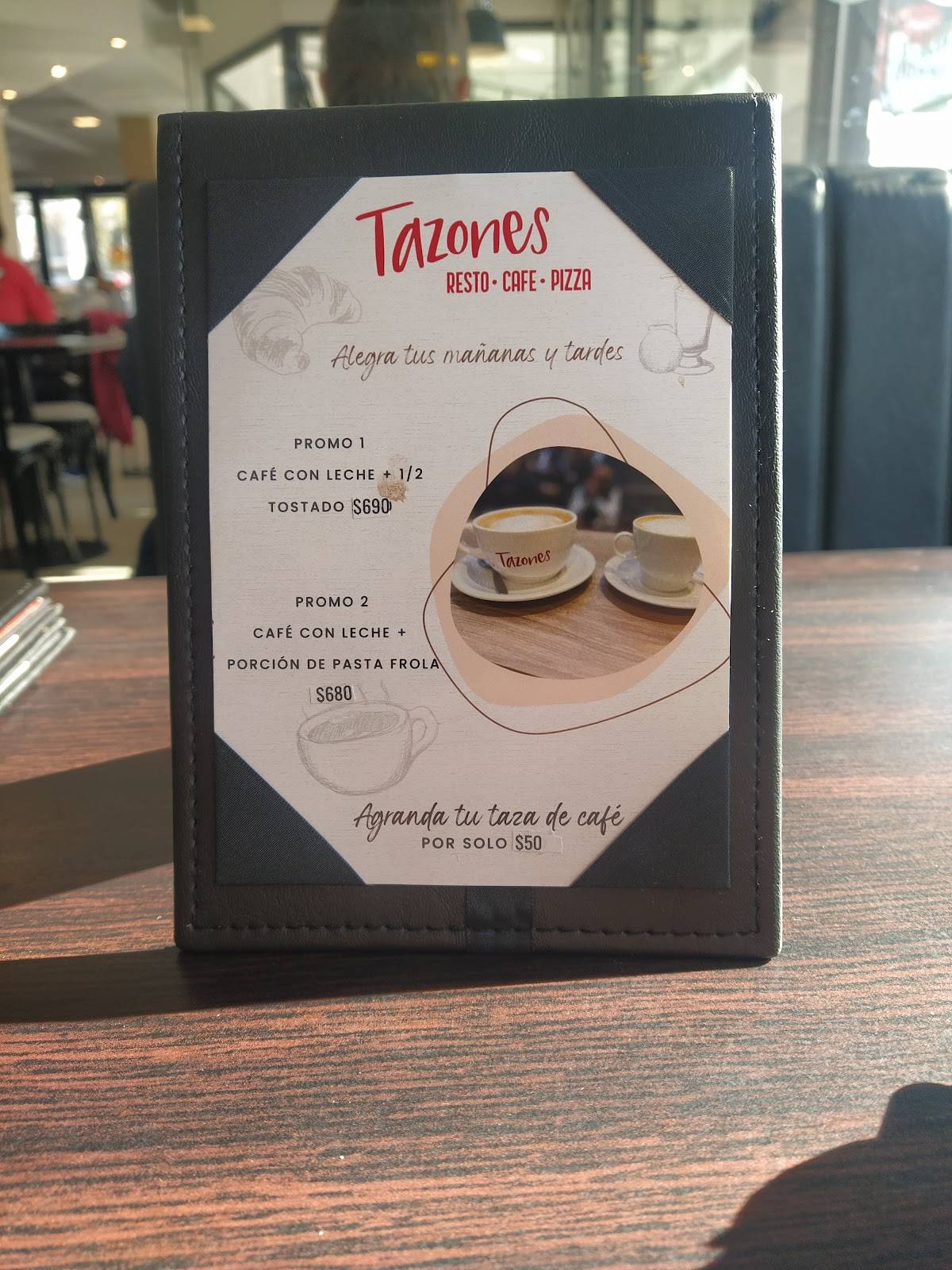 Carta del restaurante Tazones, Monte Grande