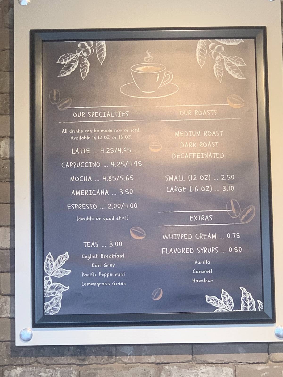 Carta de The Bakery at Sullivan University, Louisville
