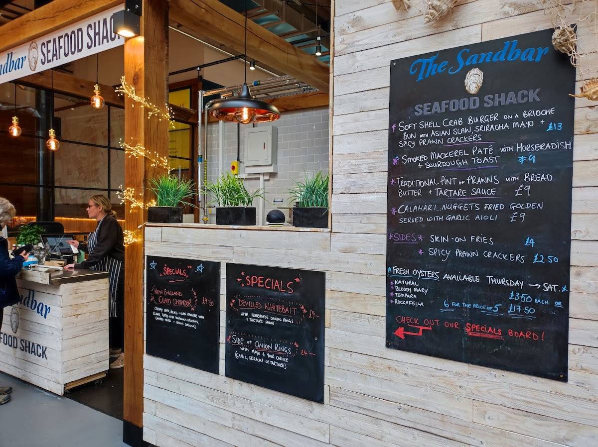 Menu at The Sandbar Seafood Shack, Chester