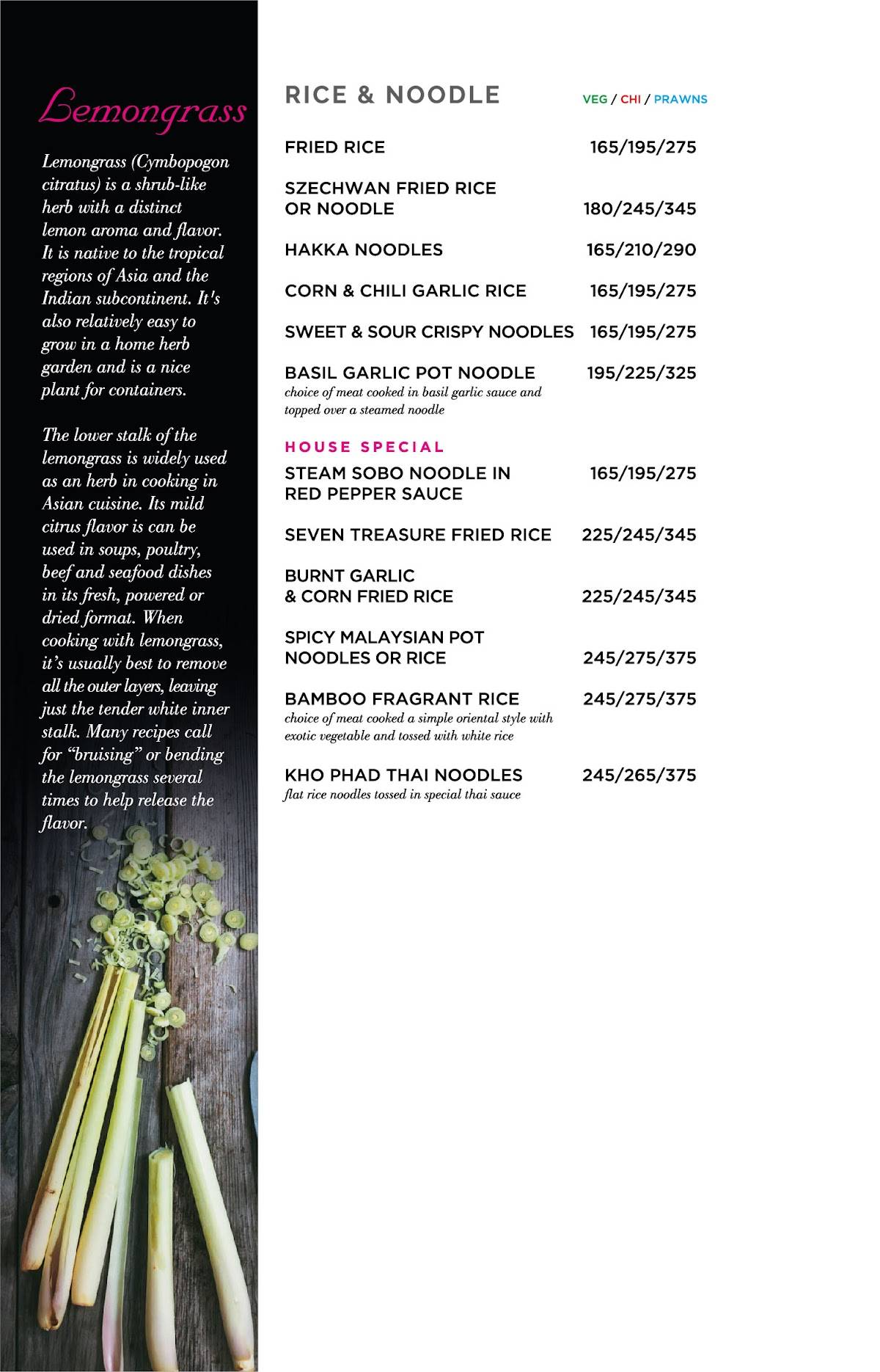 Menu at Urban House, Mangaluru