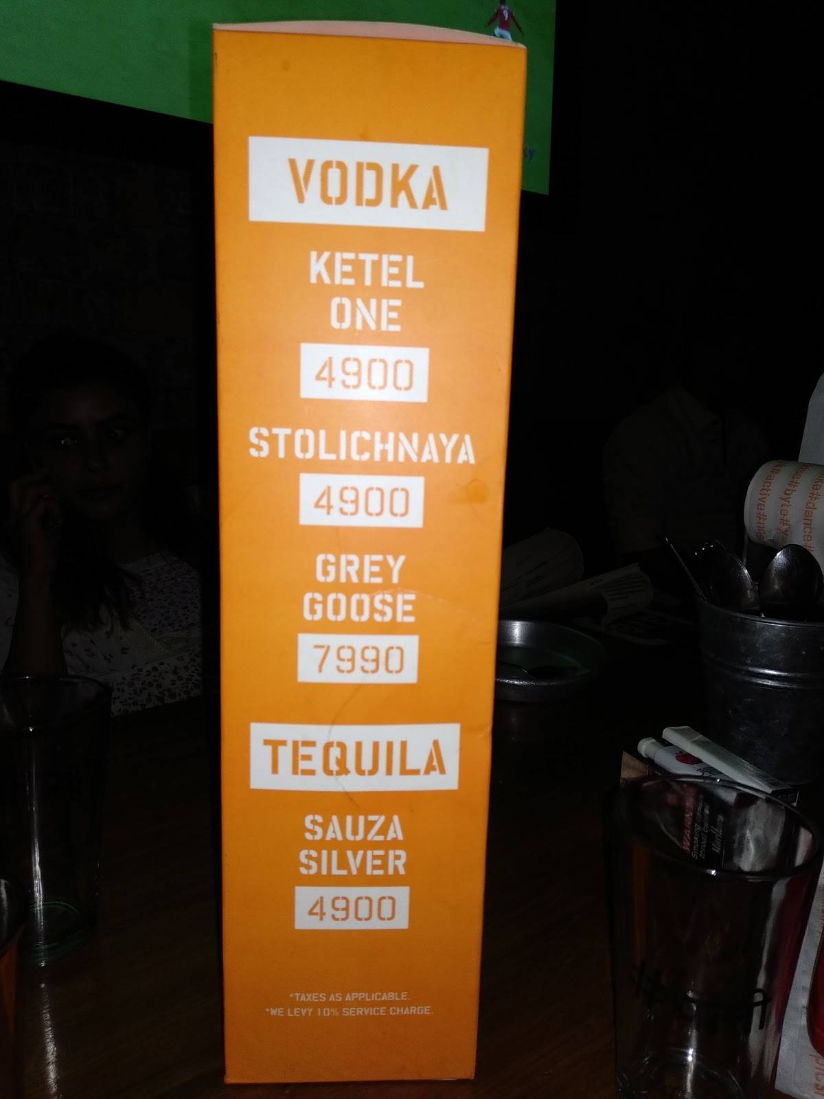 Menu at Vikhroli Social, Mumbai, CST No- 51/8