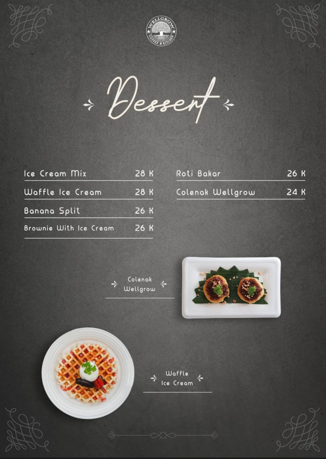 Menu at WELLGROW COFFEE baleendah restaurant, Bandung