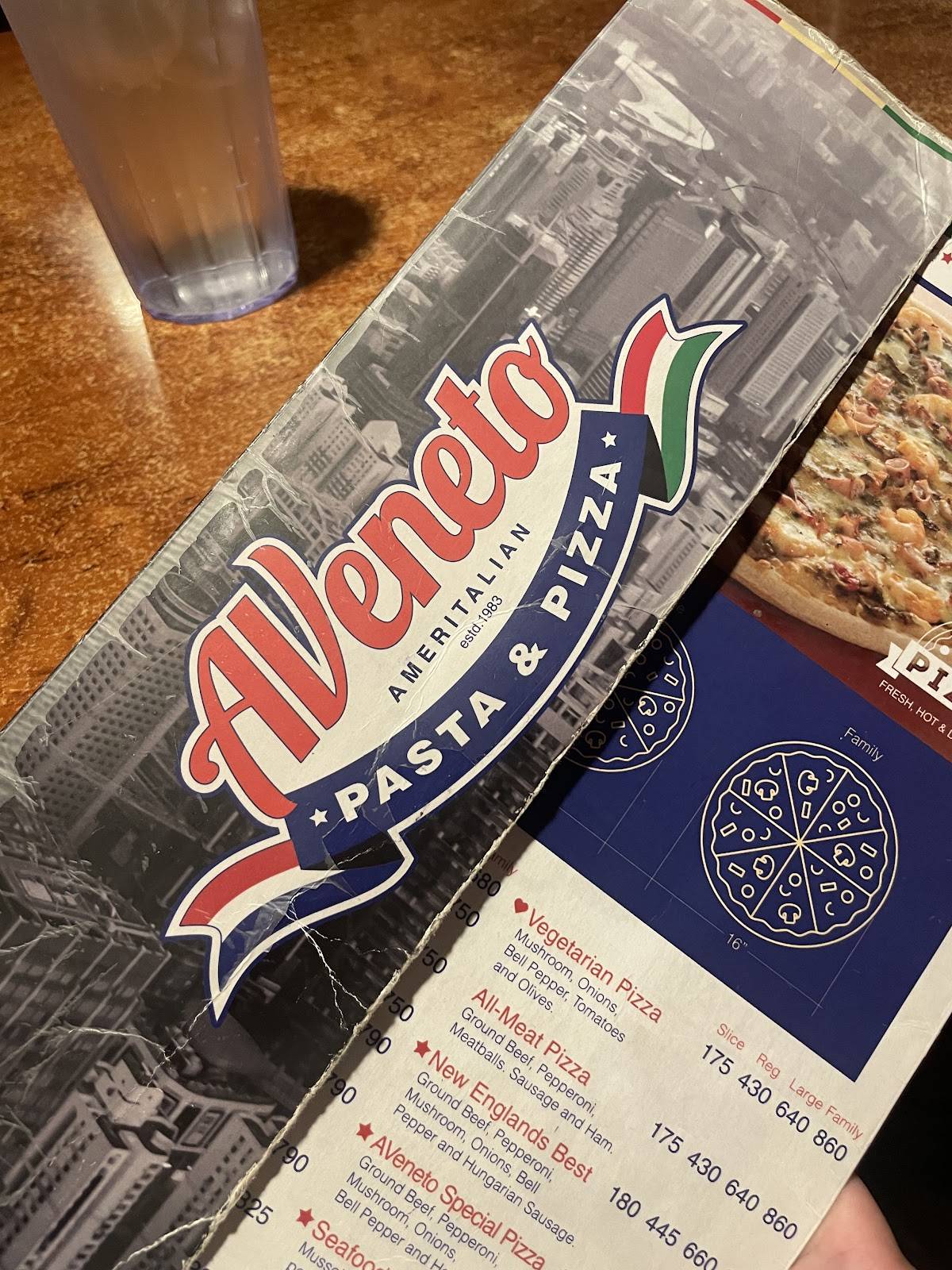 Menu at ä Veneto Pizzeria Ristorante, Quezon City, 25 Visayas Ave