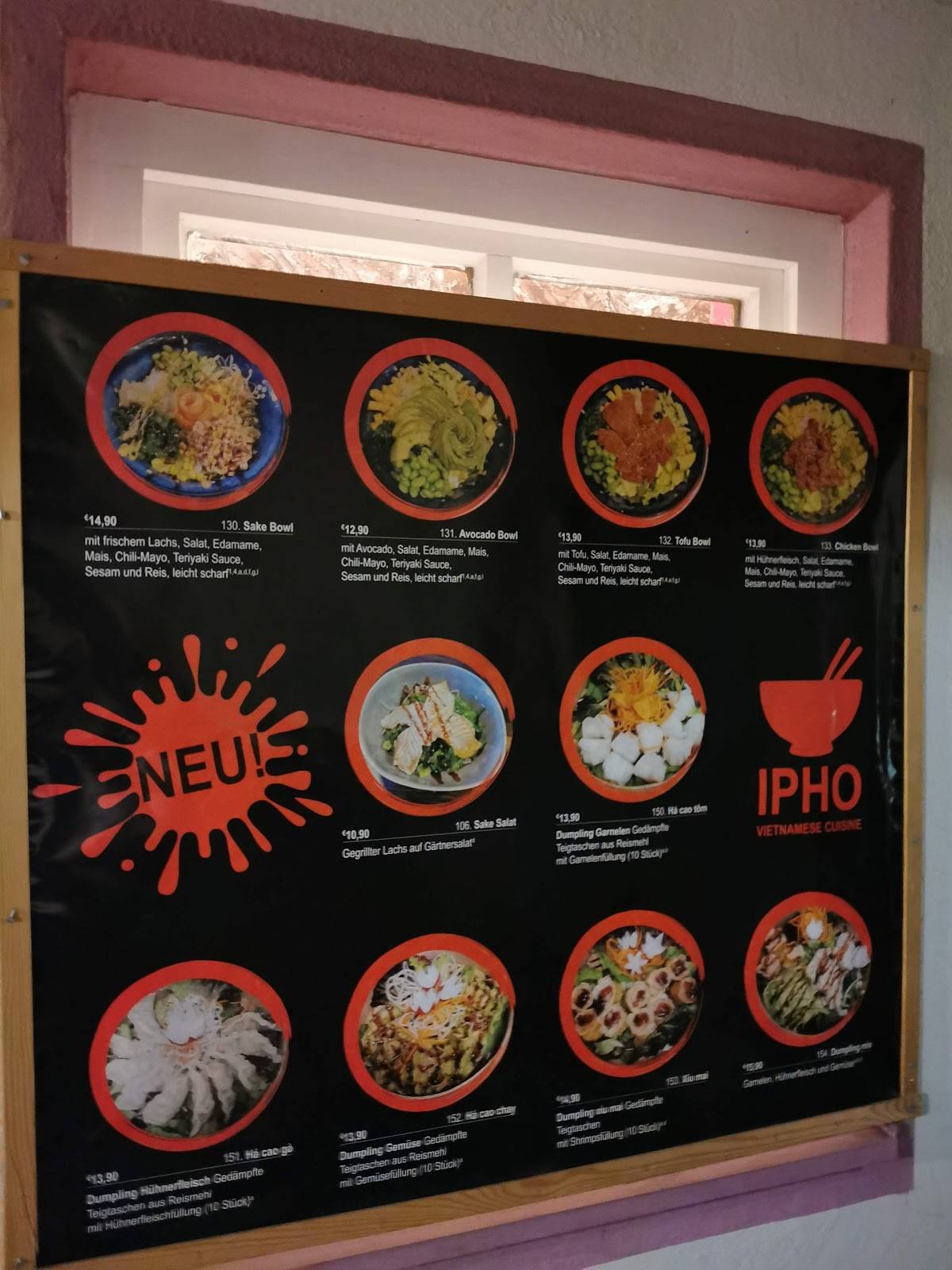 Speisekarte von ipho-vietnamese-cuisine restaurant, Marktoberdorf