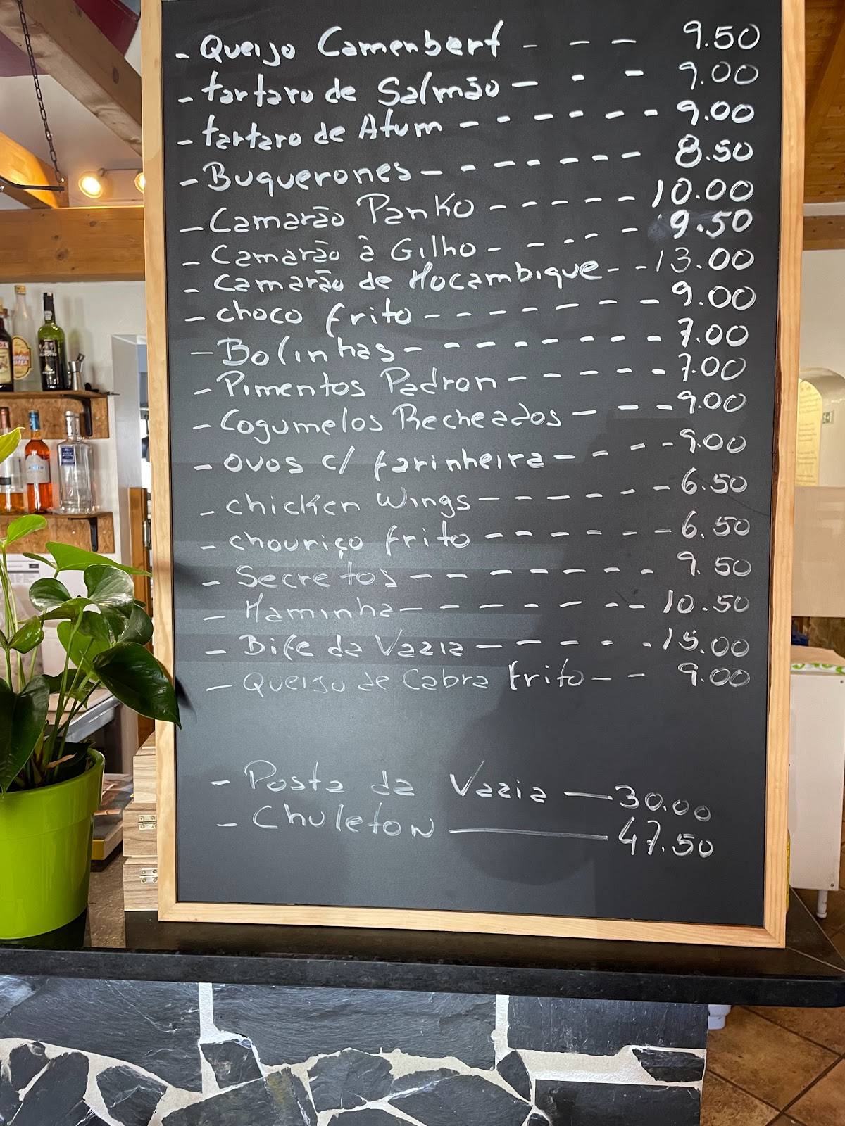 Menu em A Taska restaurante, Montijo, Av. dos Pescadores 99