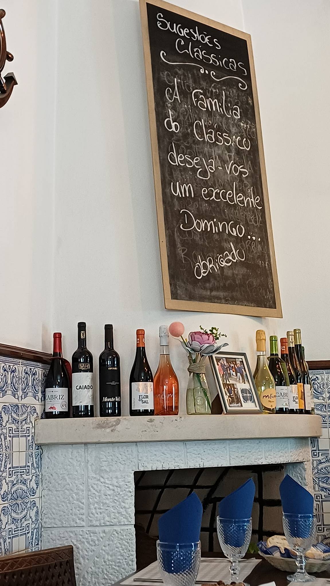 Menu em Restaurante Clássico, Gafanha da Nazaré