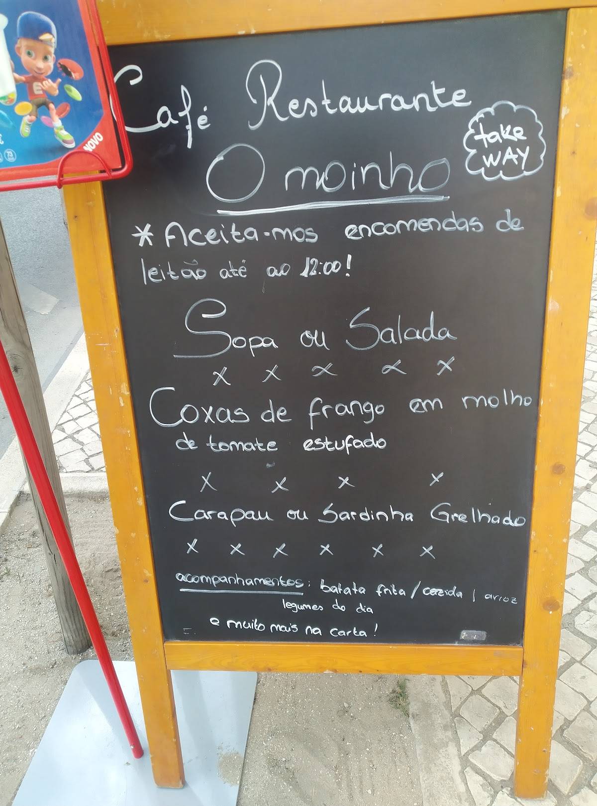 Menu em Restaurante O Moinho, Barreiro