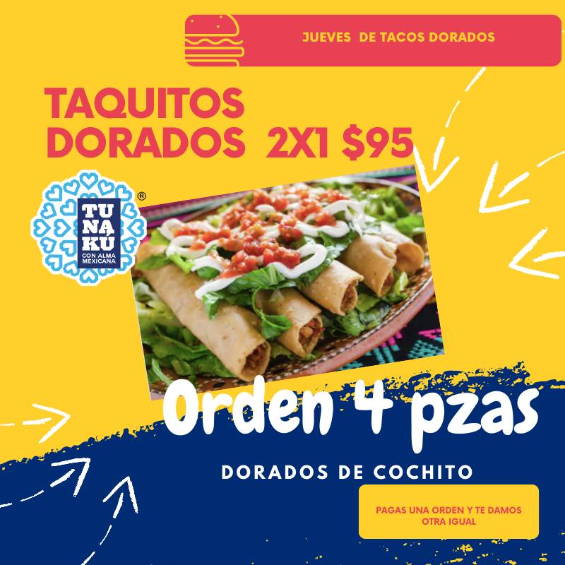 Carta de Restaurante Tunakú Las Vías, Culiacán Rosales
