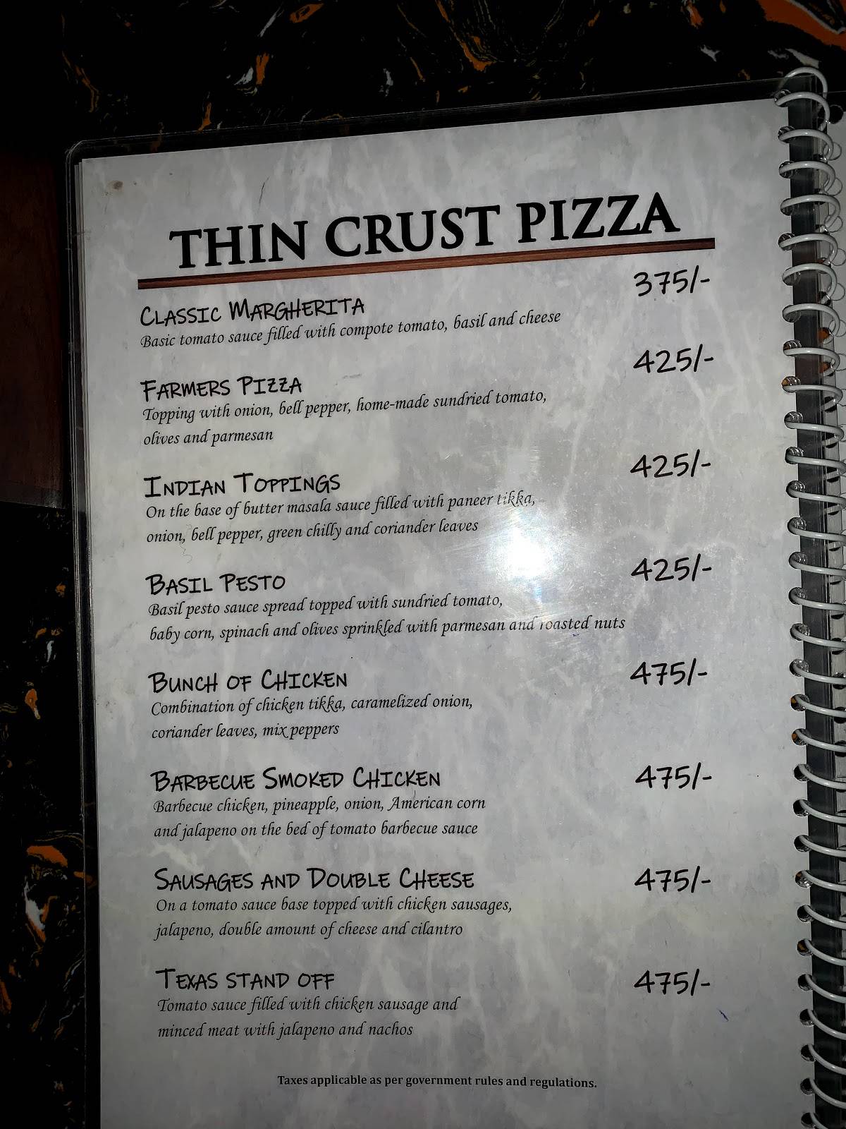 Menu at Revolution, Indore, Ground floor Apollo Premier