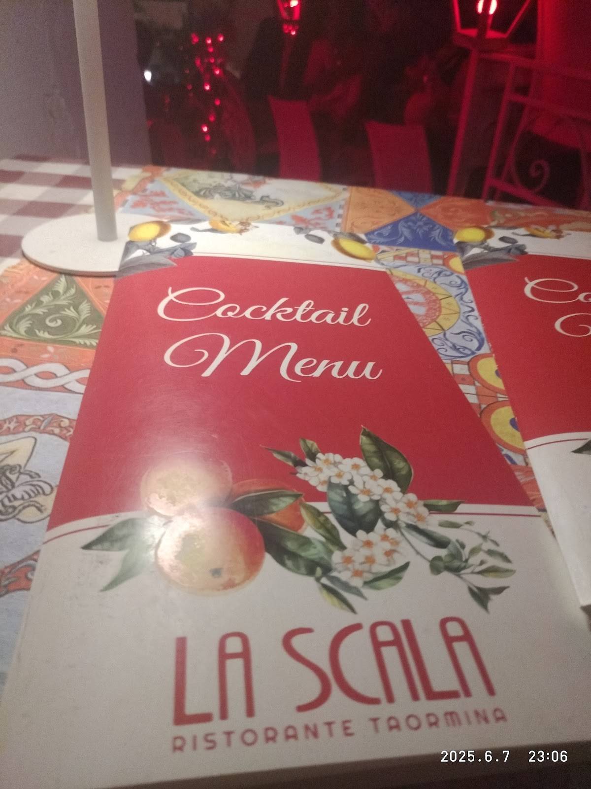 Menu da Ristorante La Scala, Taormina