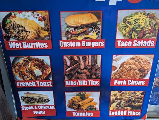 Menu at Rite spot restaurant, Saginaw