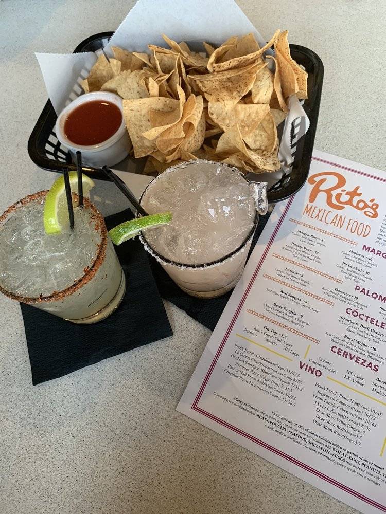 Menu at Rito's Mexican Food restaurant, Surprise, N Reems Rd