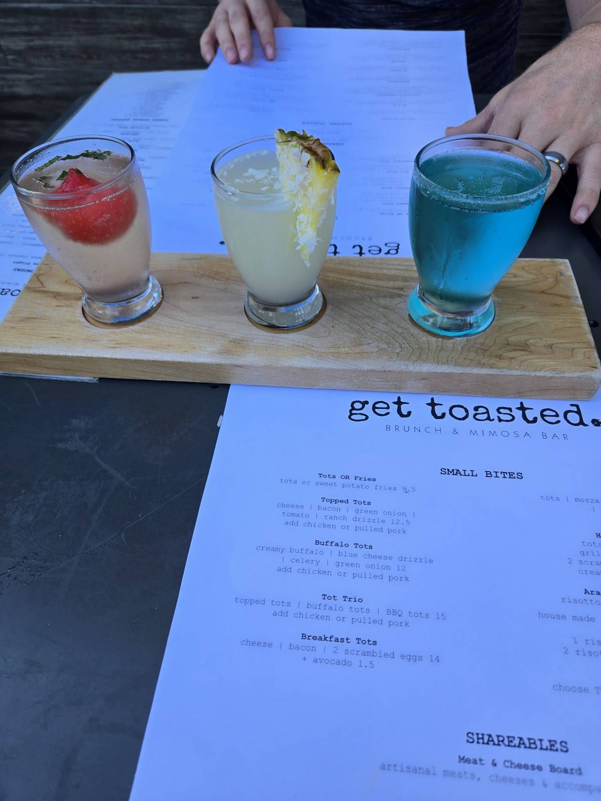 Menu at Get Toasted restaurant, Riverbank