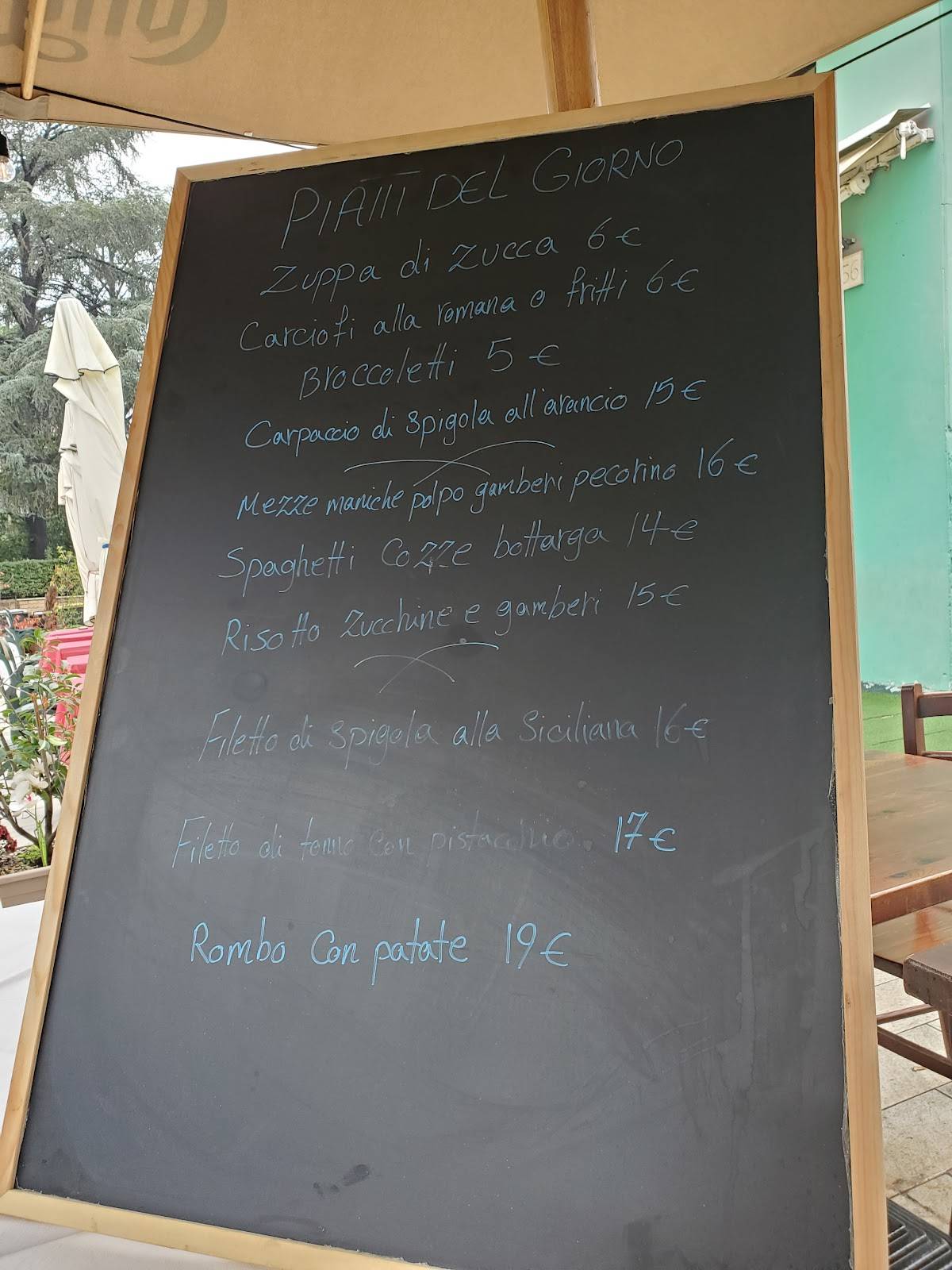 Menu at Locanda Alla Romana restaurant, Rome