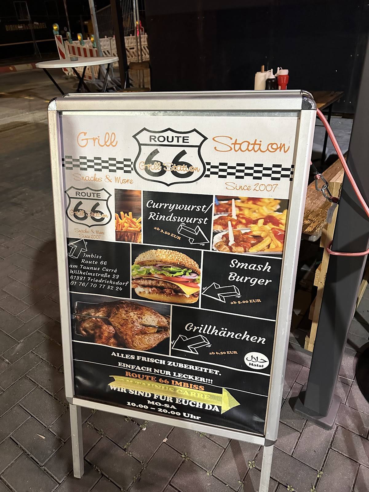 Speisekarte von Route 66 Grillstation restaurant, Langen (Hessen)