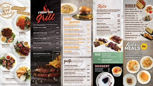 Menu at Royal Hotel Sutherland pub & bar, Sutherland