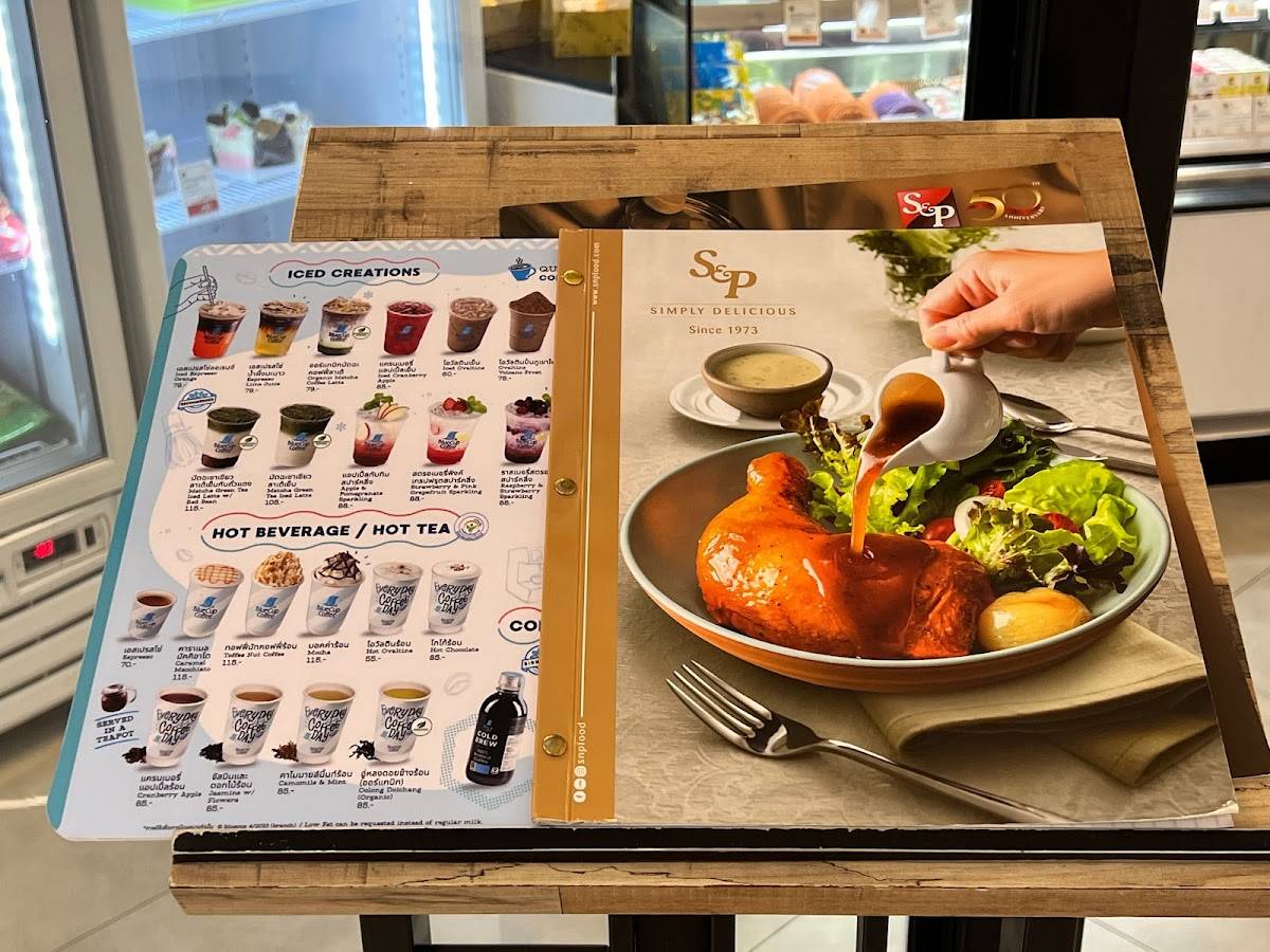 Menu at S&P Restaurant & Bakery, Samut Prakan