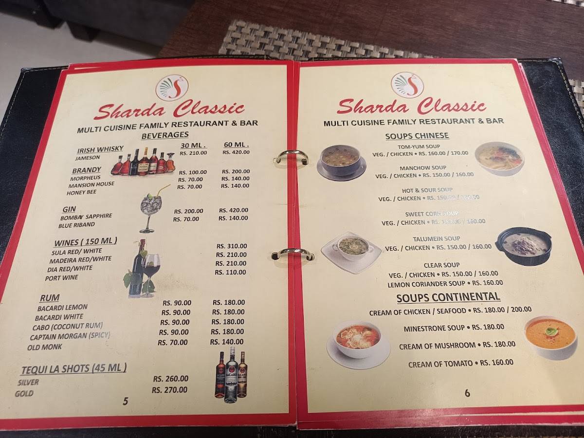 Menu at SHARDA BAR AND RESTAURANT, Margao, Murida Rd