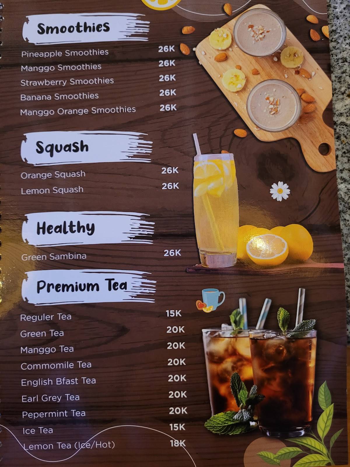 Menu at SUDUT PETA COFFEE, West Jakarta
