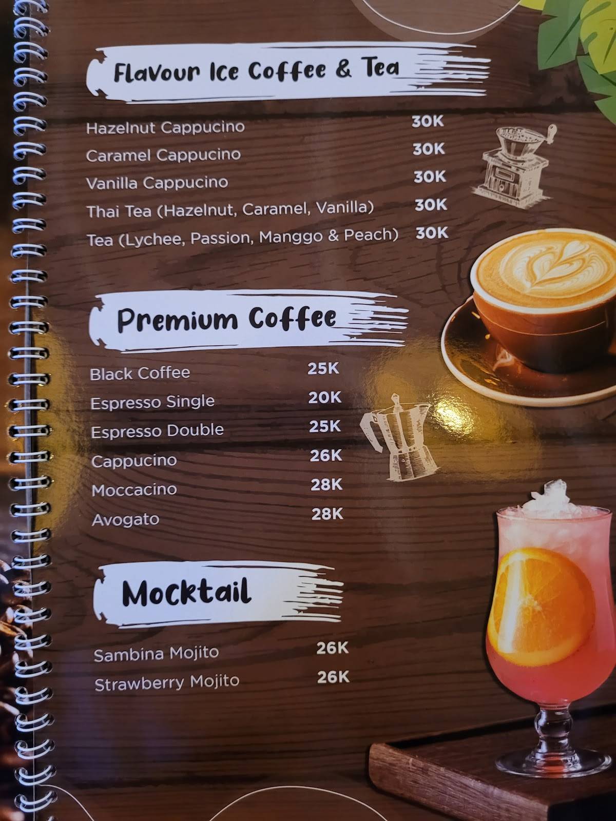Menu at SUDUT PETA COFFEE, West Jakarta