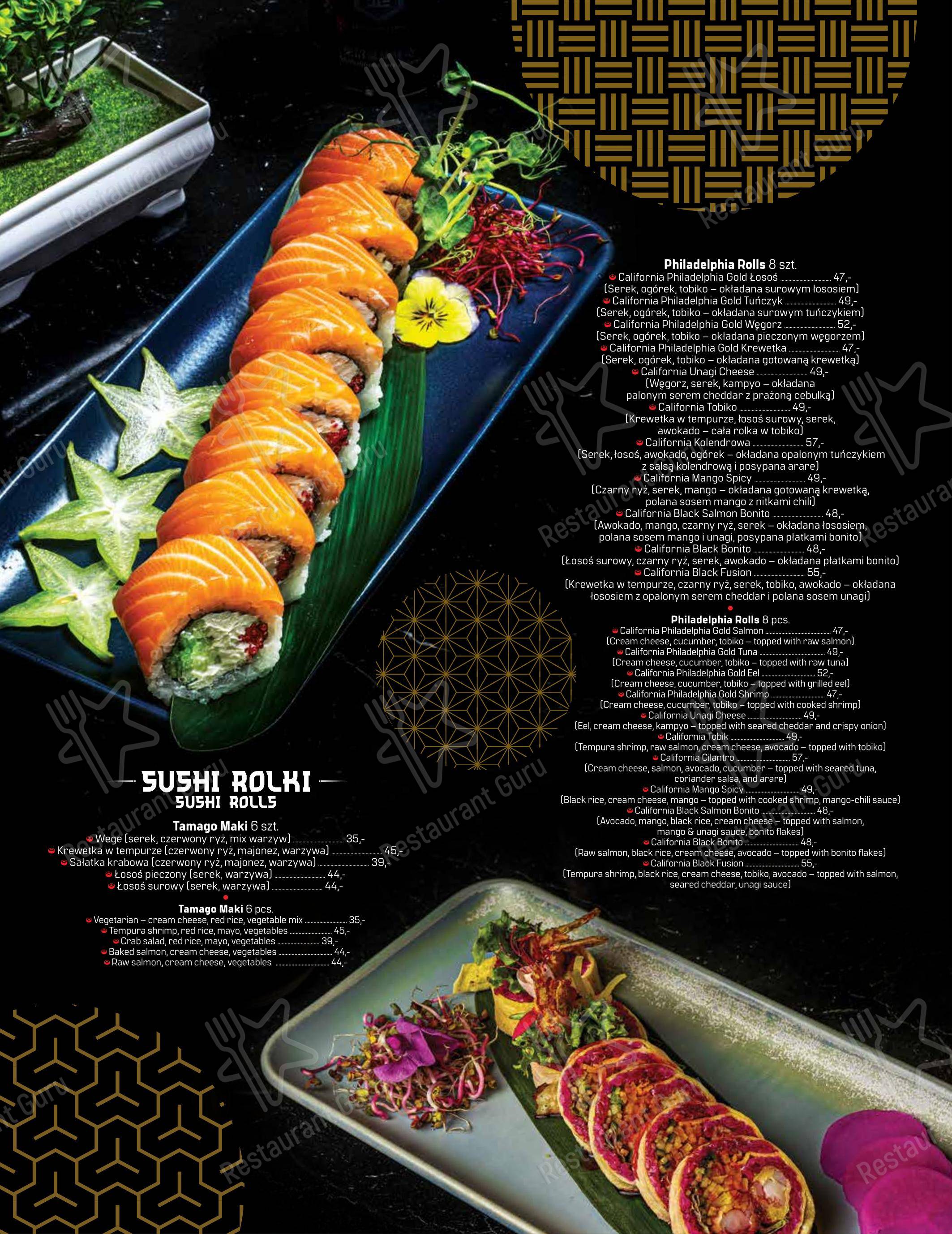 Menu at SUSHIME Sushi & Grill Grzybowska restaurant, Warsaw