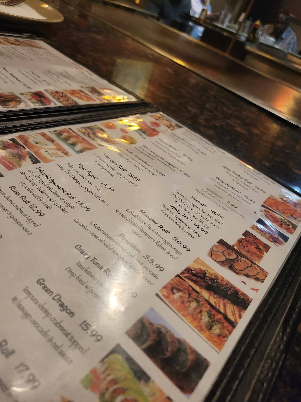 Menu at Samurai Japanese Steak House & Sushi Bar, Fayetteville