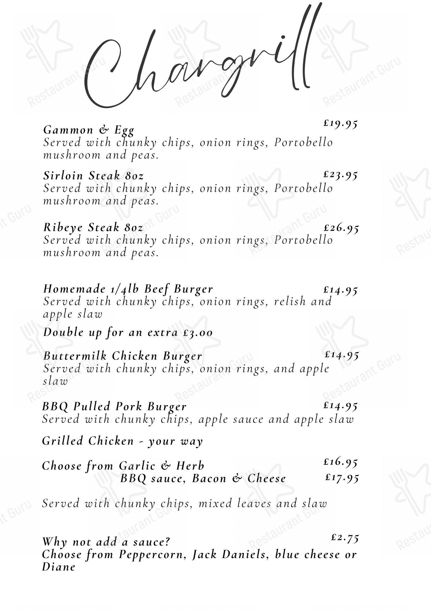 Menu at San Clu, Hotel Bar & Brasserie, Ramsgate