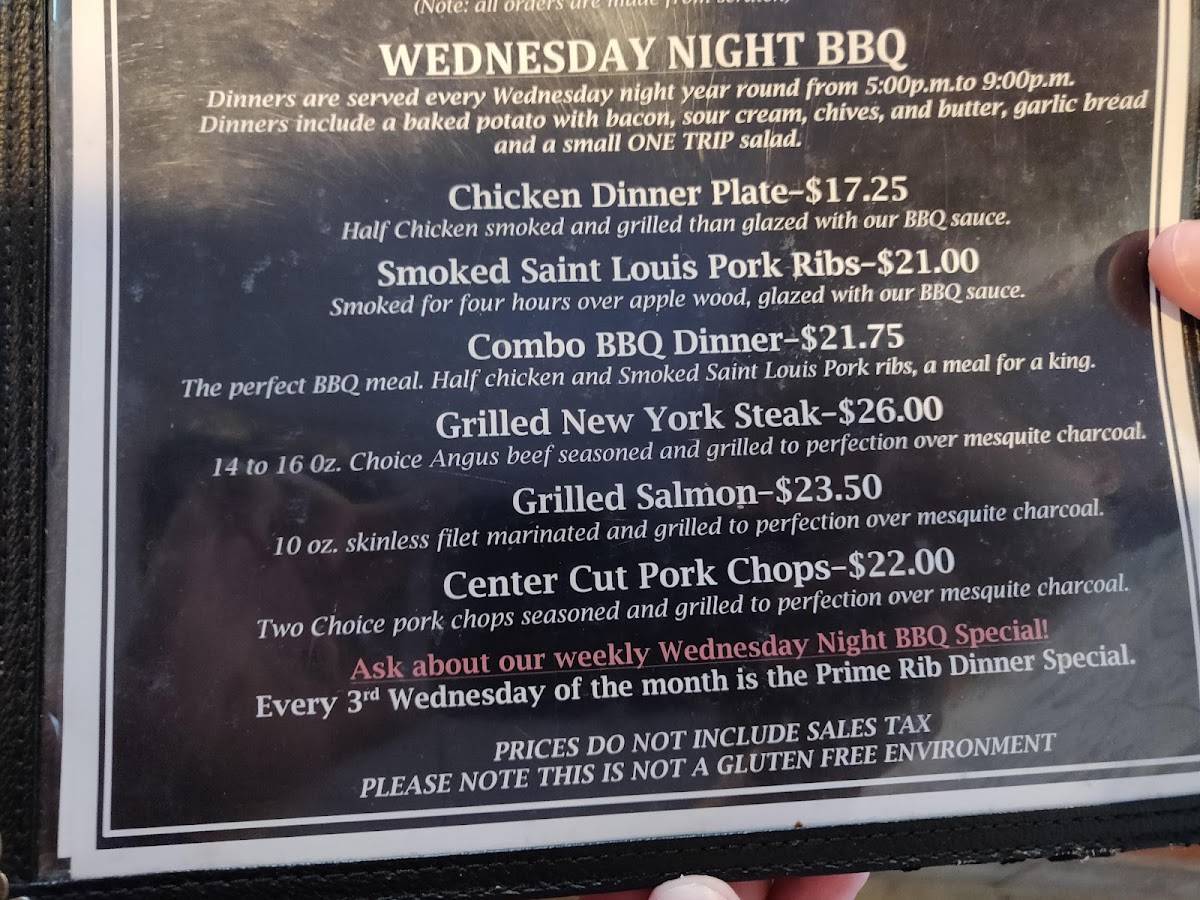 Menu at High Five Pizza BBQ, San Jose, 171 Branham Ln