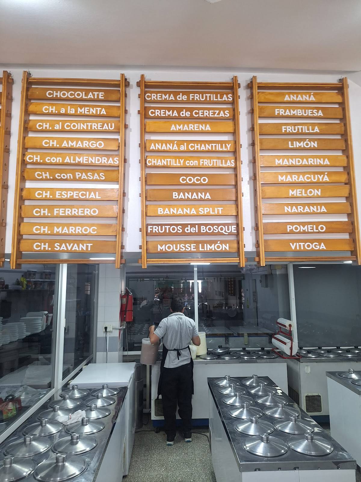 Carta de comida rápida Savant Helado Artesanal, Crucecita, BEA